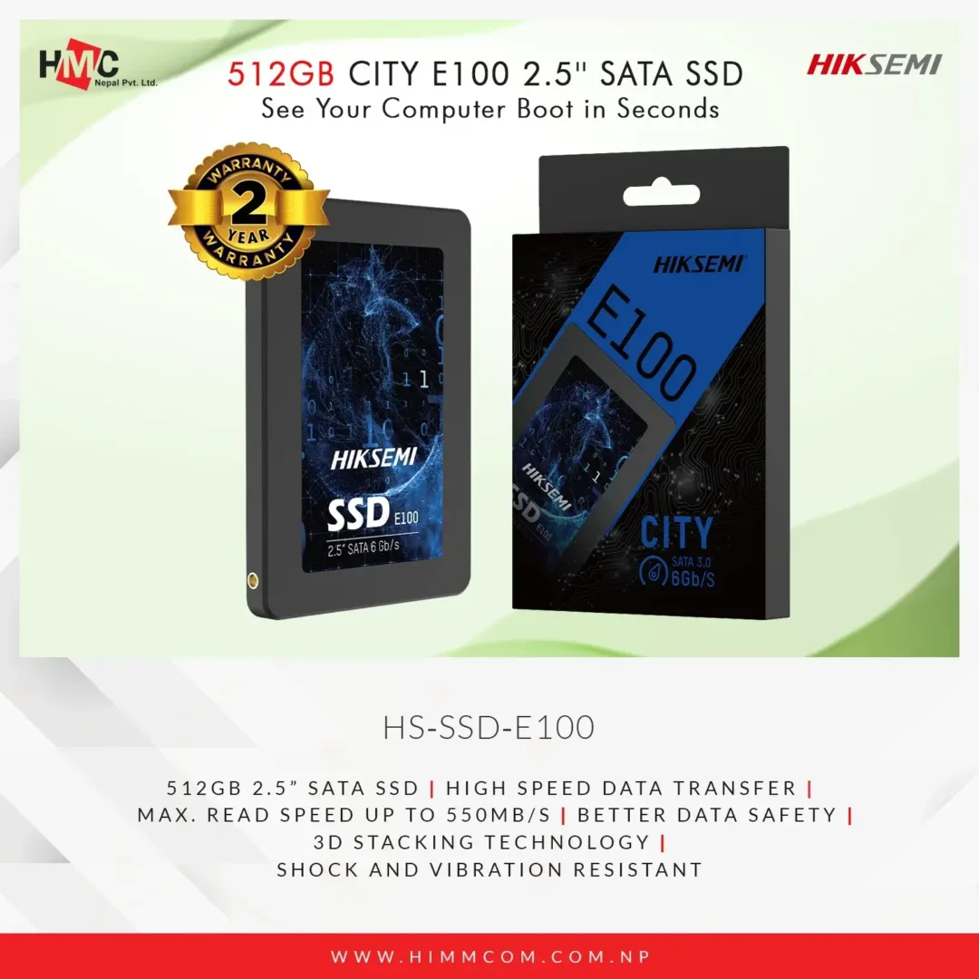 Hiksemi City E100 512GB SATA SSD | Fast and reliable storage - Himmcom ...
